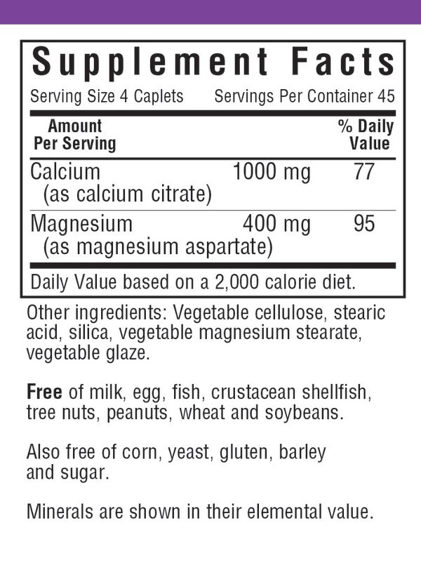 Blue Bonnet Calcium Citrate Plus Magnesium, 1000 mg, Vegan | Village ...