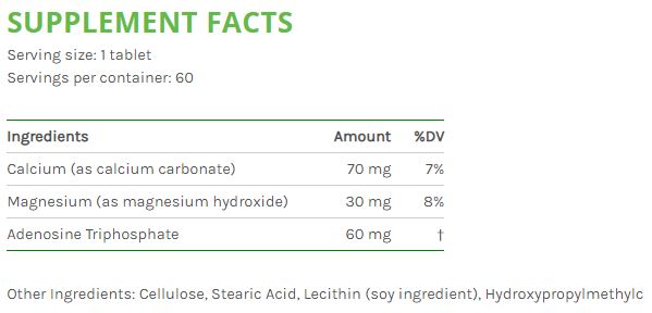 Cardiovascular Research Liposomal Magnesium ATP Tablets, 30 mg ...
